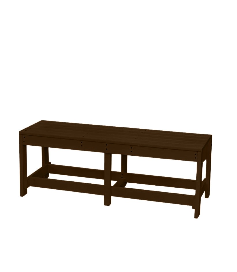 Dark wood outdoor bench store